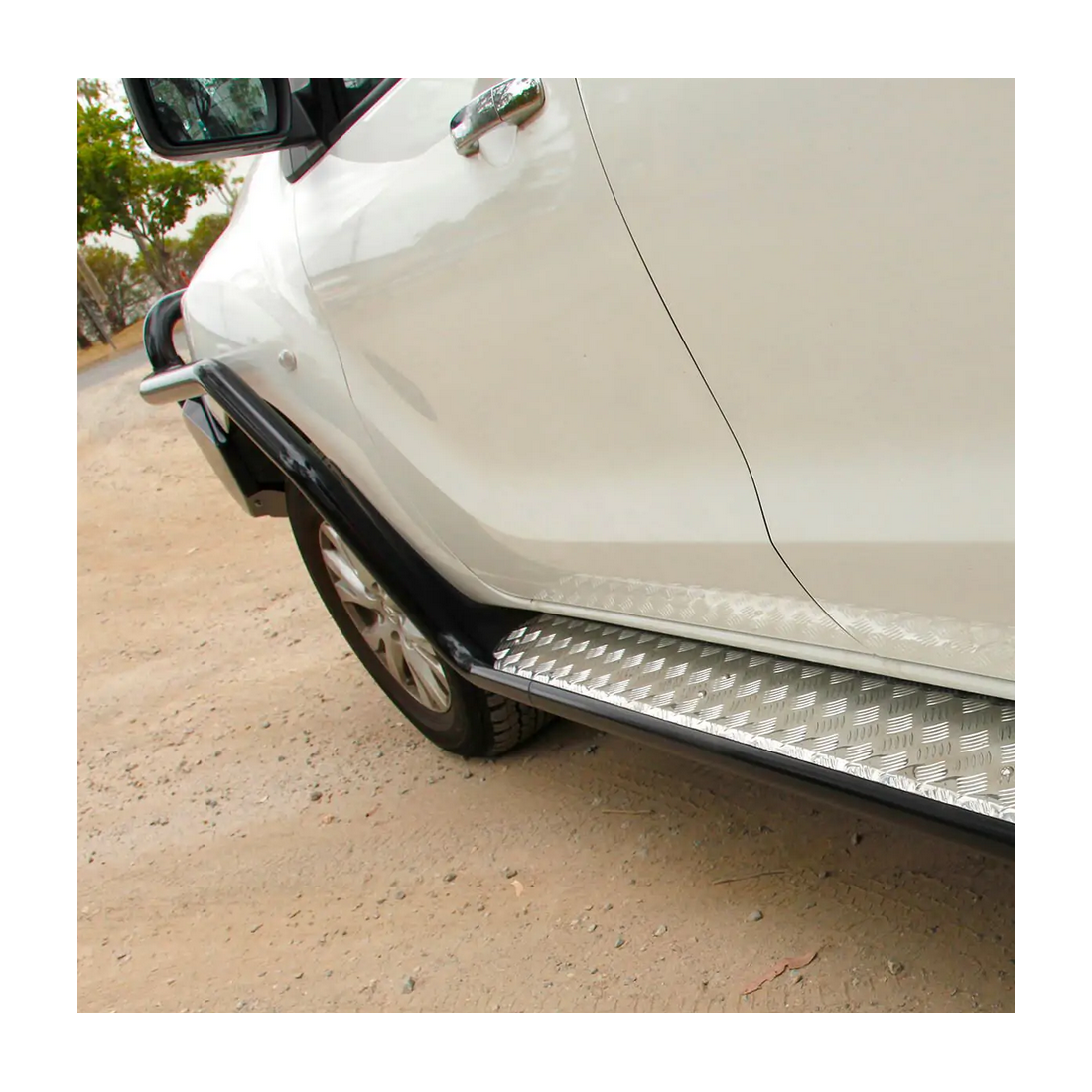 TJM SIDE STEPS MODULAR STEEL BLACK 63MM-FORD RANGER T6 T7 T8 T9