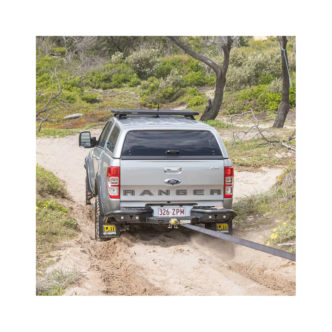 TJM RB6 REAR PROTECTION STEP TOWBAR REAR BAR - FORD RANGER T6 T7 T8 T9