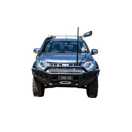 TJM CHASER BULL BAR BLACK STEEL MITSUBISHI TRITON MQ