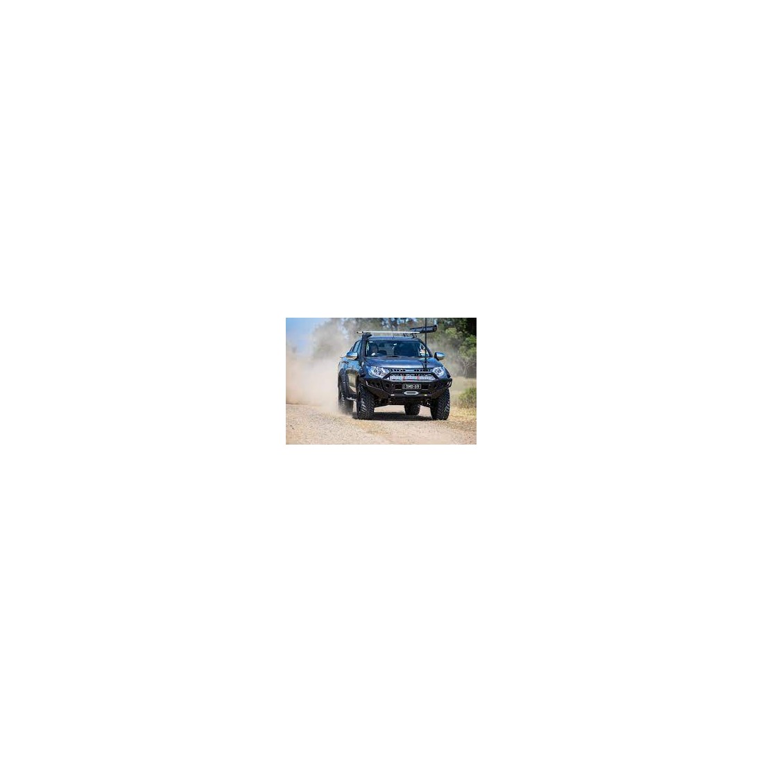 TJM CHASER BULL BAR BLACK STEEL MITSUBISHI TRITON MQ
