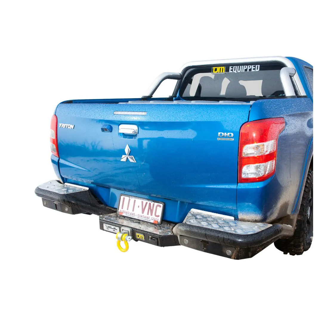 TJM RB6 REAR PROTECTION STEP TOWBAR REAR BAR - MITSUBISHI TRITON 2015-2018