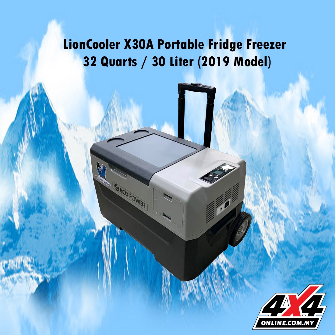 LionCooler X30A Portable Fridge Freezer 32 Quarts / 30 Liter (2019 Model)