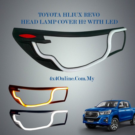 TOYOTA HILUX HEAD LAMP COVER H2 WITH LED